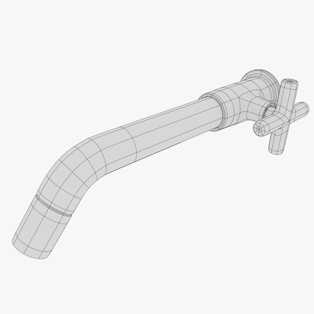 3d Water Tap Model