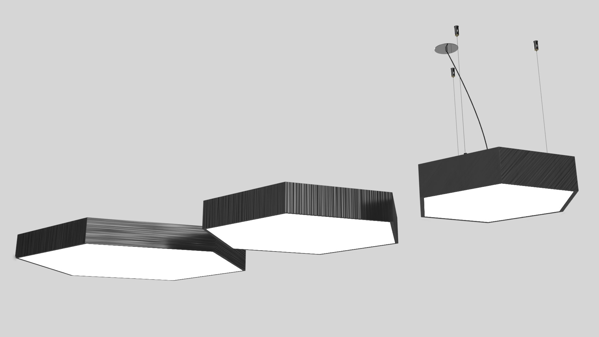 3D LED Panel Modern Ceiling Light 3D Model Pack 3D Model - TurboSquid ...