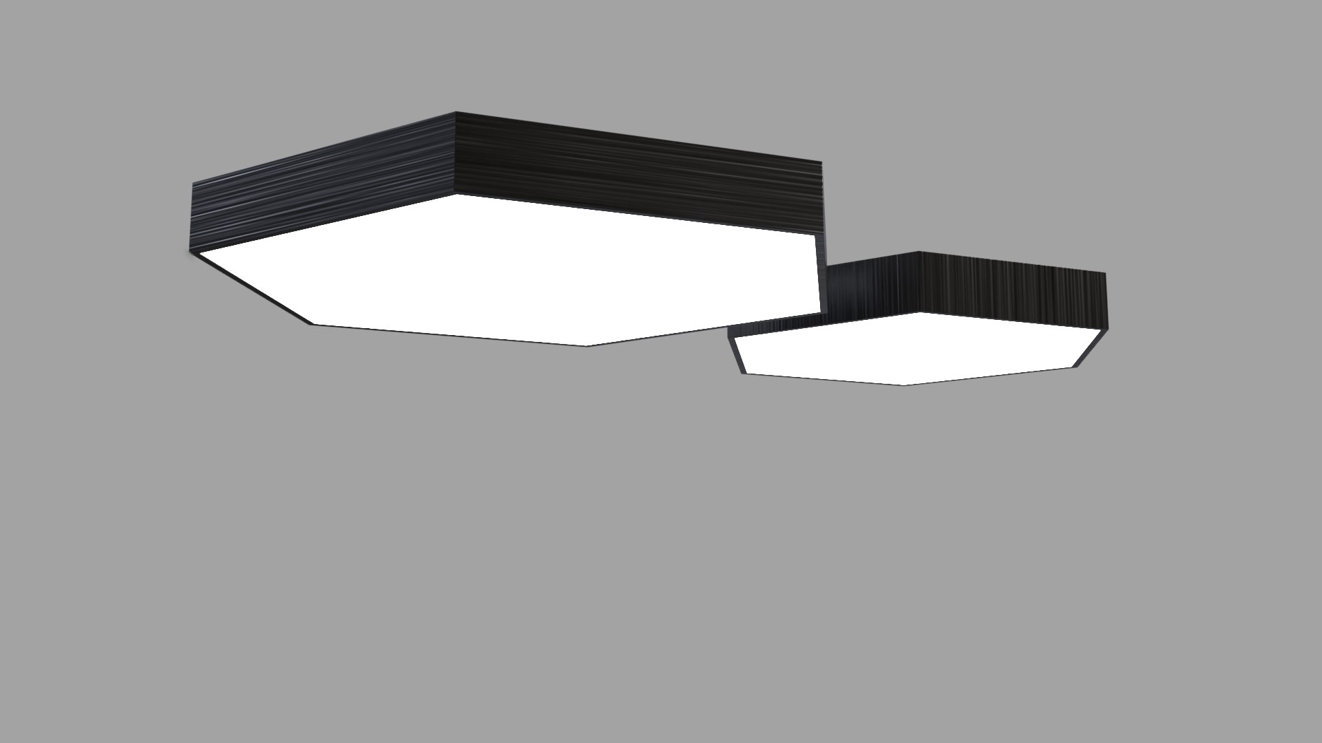 3D LED Panel Modern Ceiling Light 3D Model Pack 3D Model - TurboSquid ...