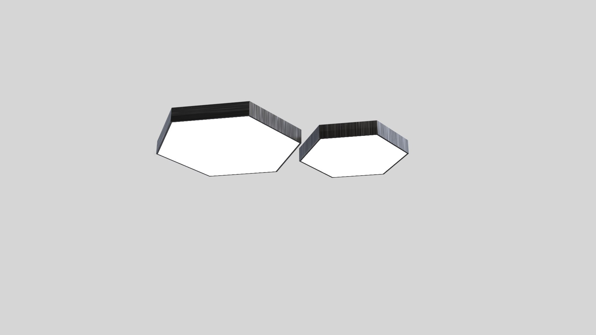 3D LED Panel Modern Ceiling Light 3D Model Pack 3D Model - TurboSquid ...