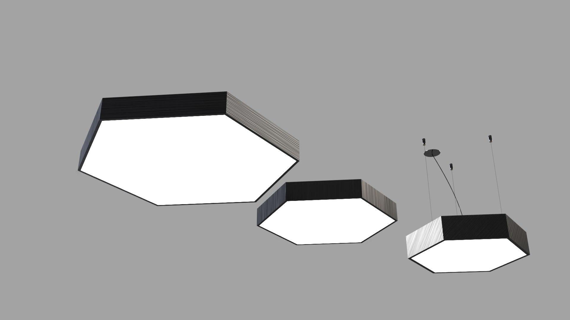 3D LED Panel Modern Ceiling Light 3D Model Pack 3D Model - TurboSquid ...