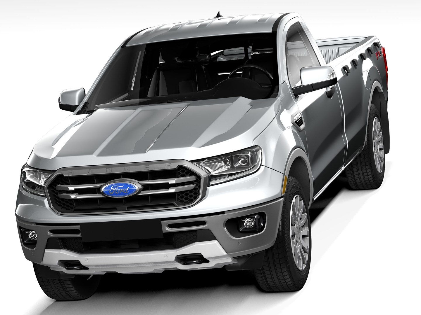Ford Ranger Single Cab 2019 3D - TurboSquid 2224224