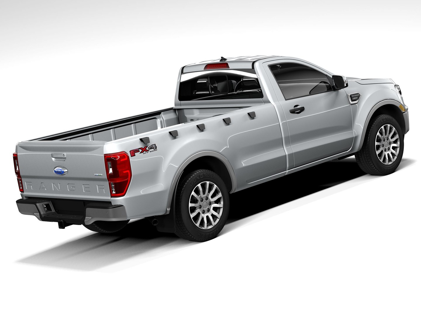 Ford Ranger Single Cab 2019 3D - TurboSquid 2224224