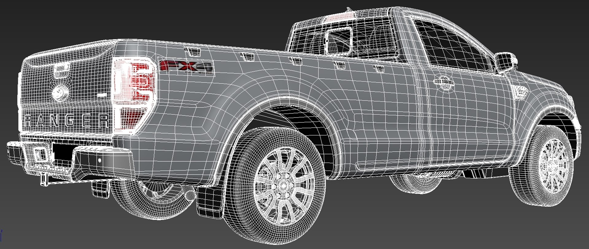 Ford Ranger Single Cab 2019 3D - TurboSquid 2224224