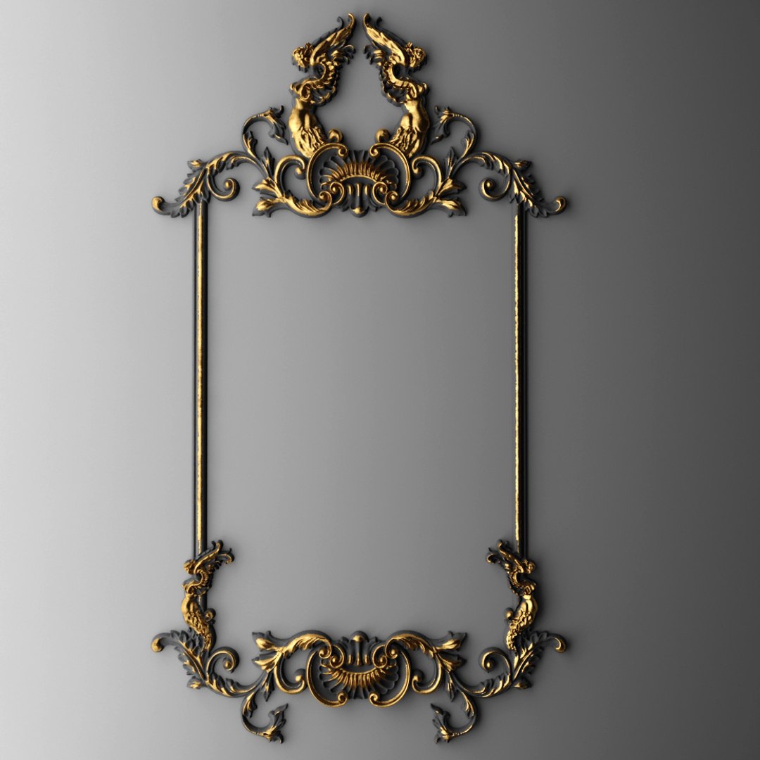 Classic Frame Molding 3d Model