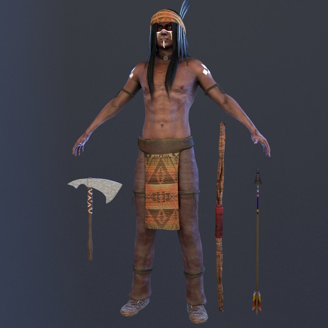 Native American 3D Model - TurboSquid 1412786