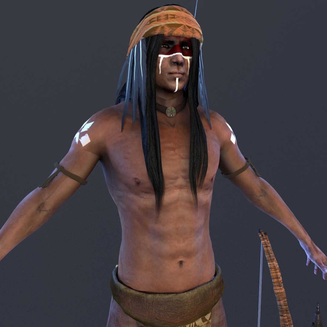 Native american 3D model - TurboSquid 1412786