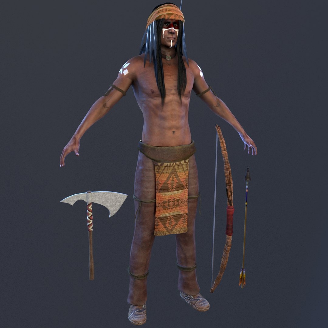 Native American 3D Model - TurboSquid 1412786