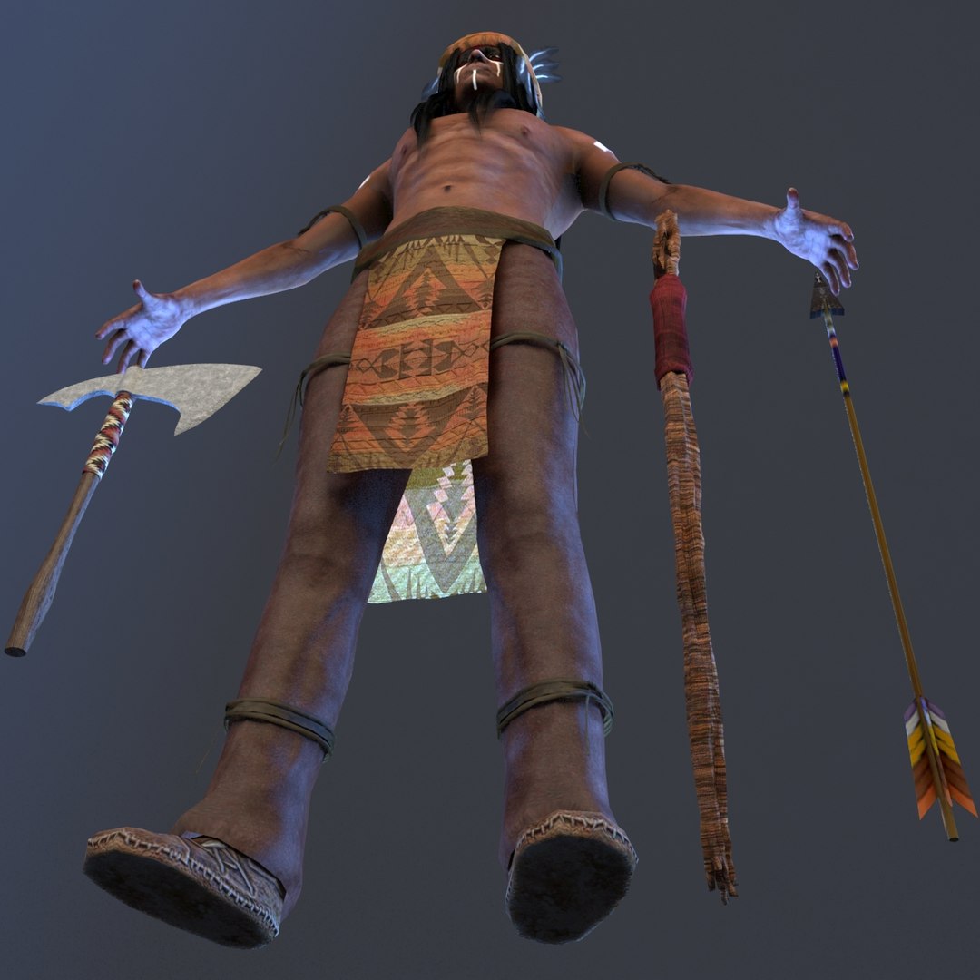 Native american 3D model - TurboSquid 1412786
