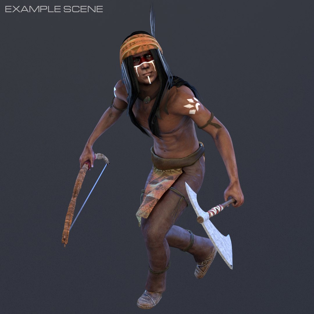 Native american 3D model - TurboSquid 1412786