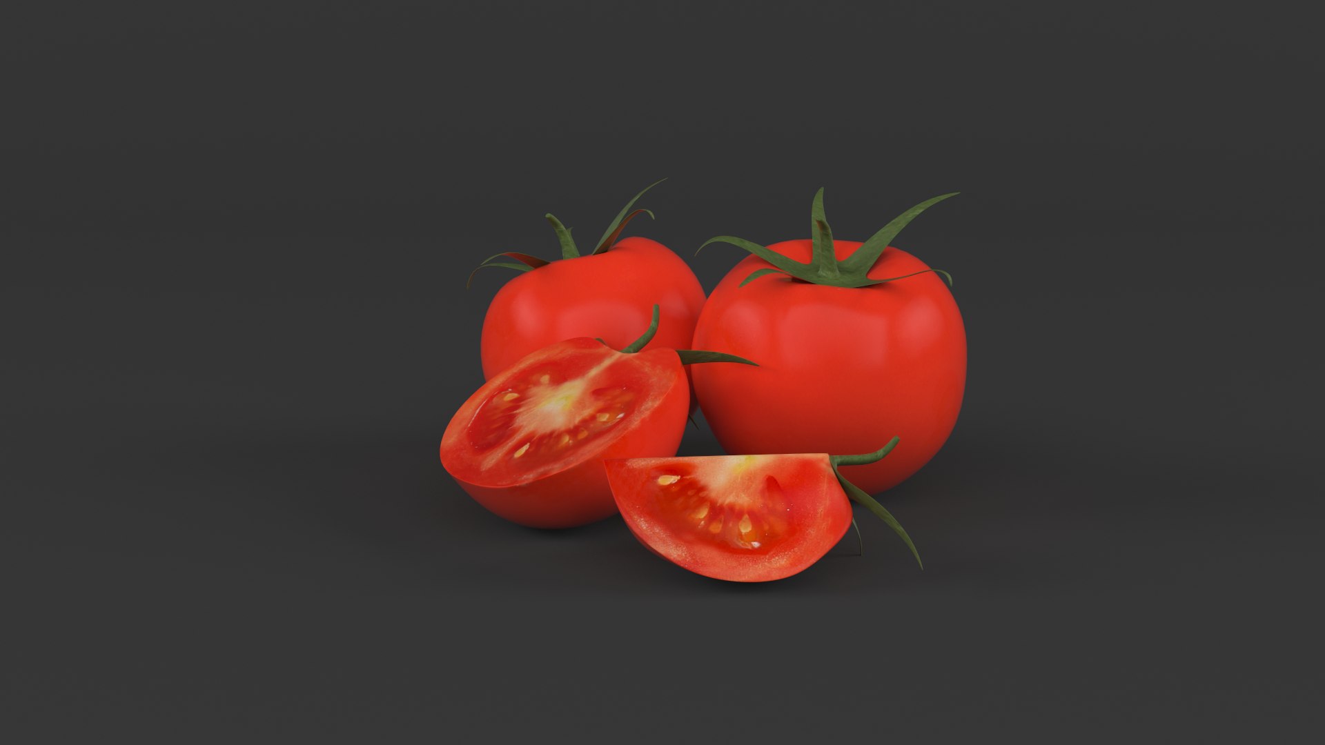 3D Vegetable Collection Model - TurboSquid 1798195