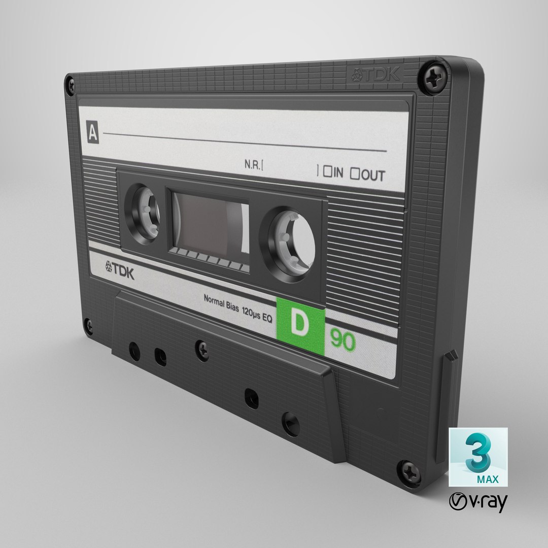 Cassette Tape - TDK D90 1986-1987 US - No Case 3D Model - TurboSquid ...