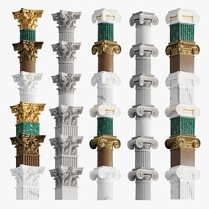 Corinthian Column 3D Models for Download | TurboSquid