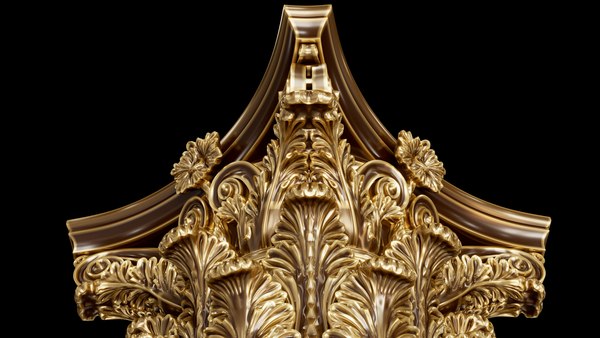 3D Corinth and ionic round and rectangular columns - TurboSquid 1855975