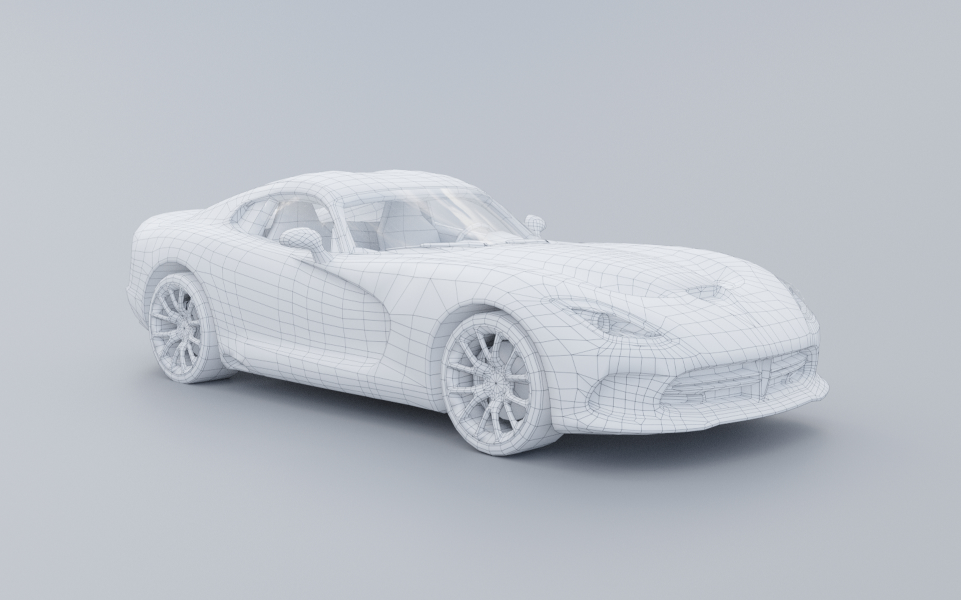 3D model dodge viper gts - TurboSquid 1479120