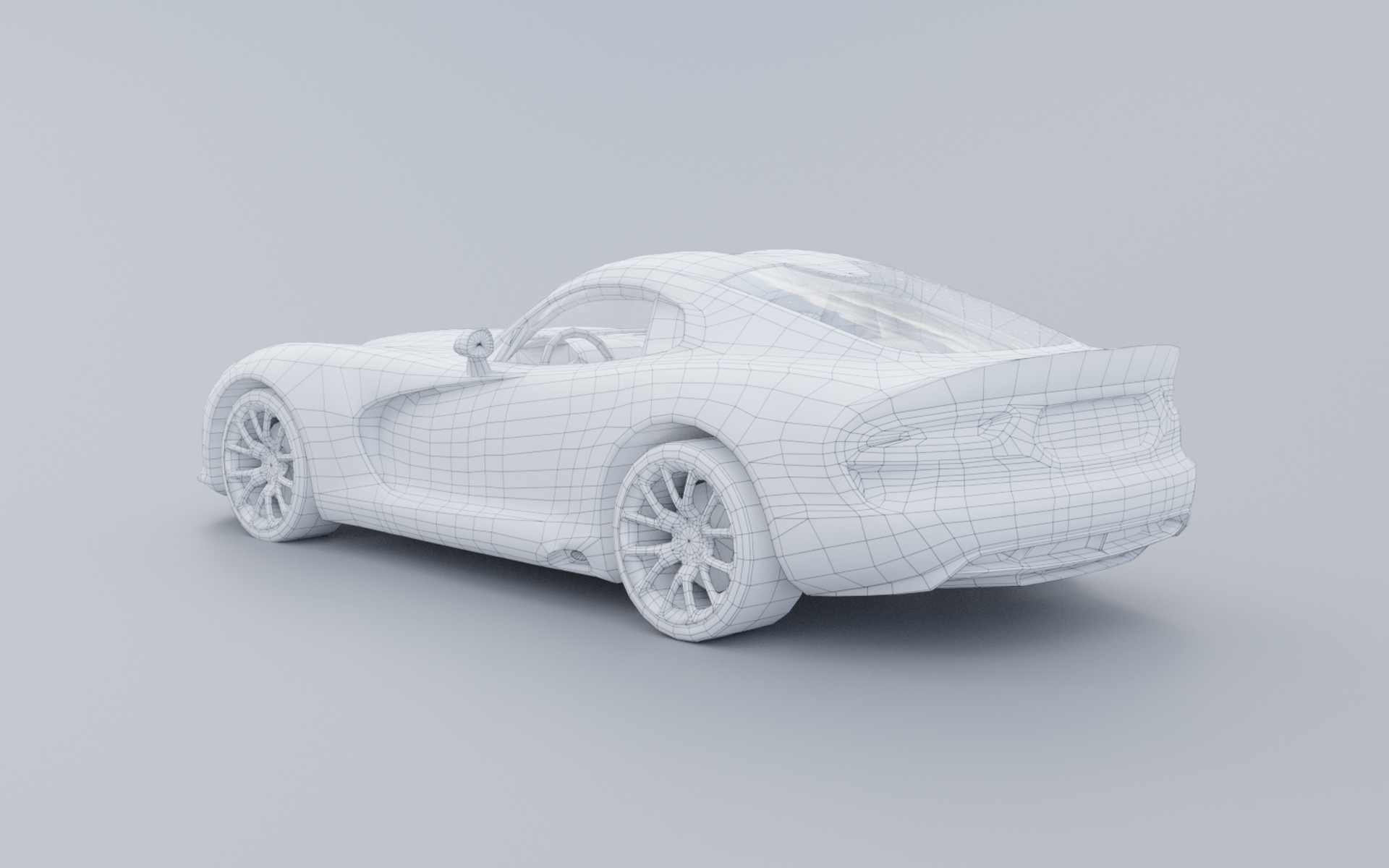 3D model dodge viper gts - TurboSquid 1479120