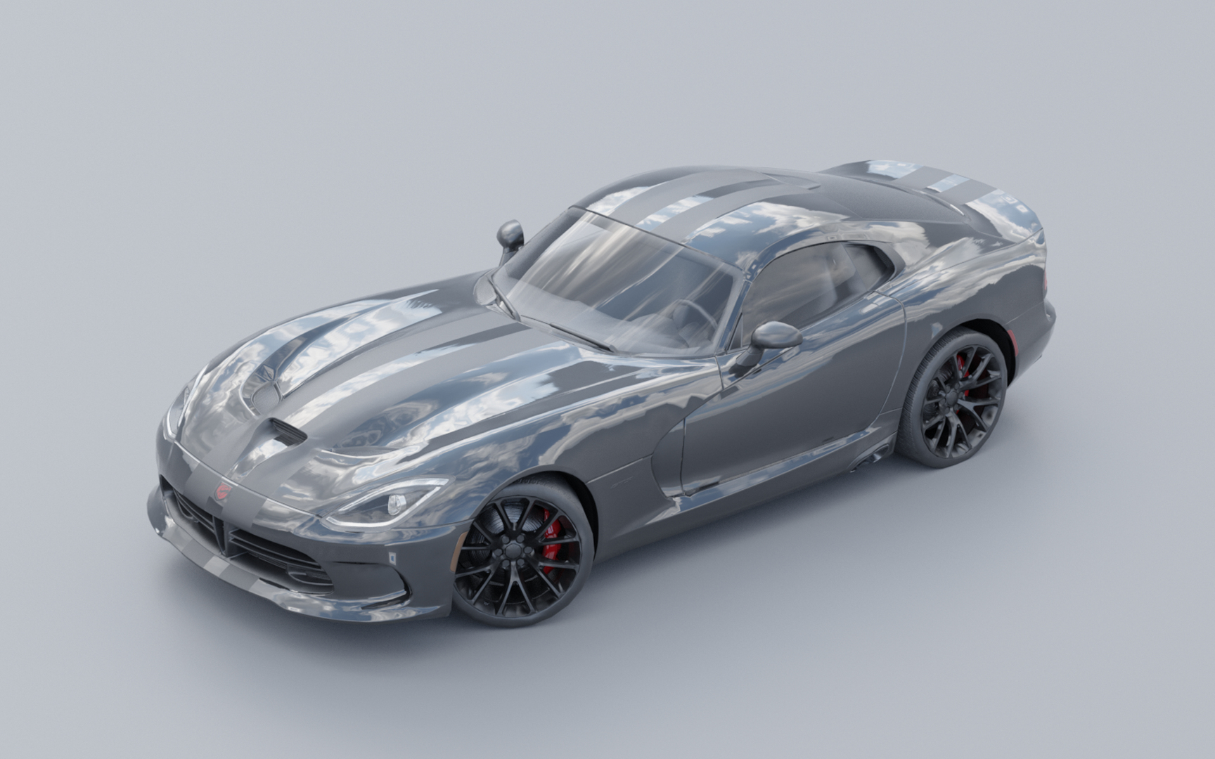 3D model dodge viper gts - TurboSquid 1479120