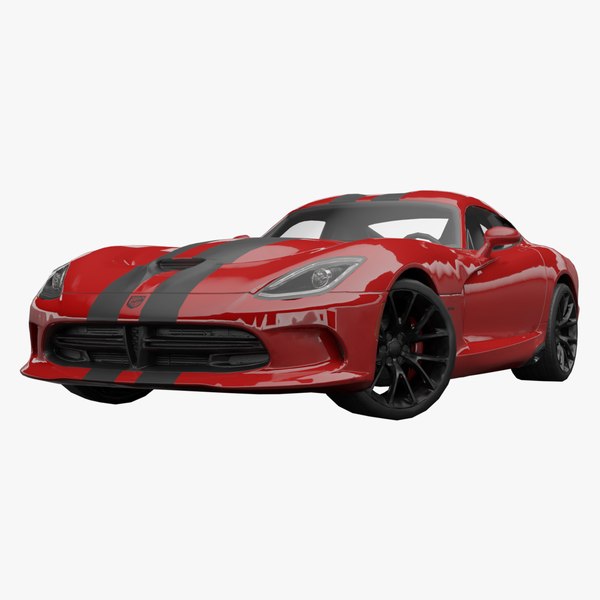 modelo 3d Dodge Viper GTS low_poly - TurboSquid 1479120