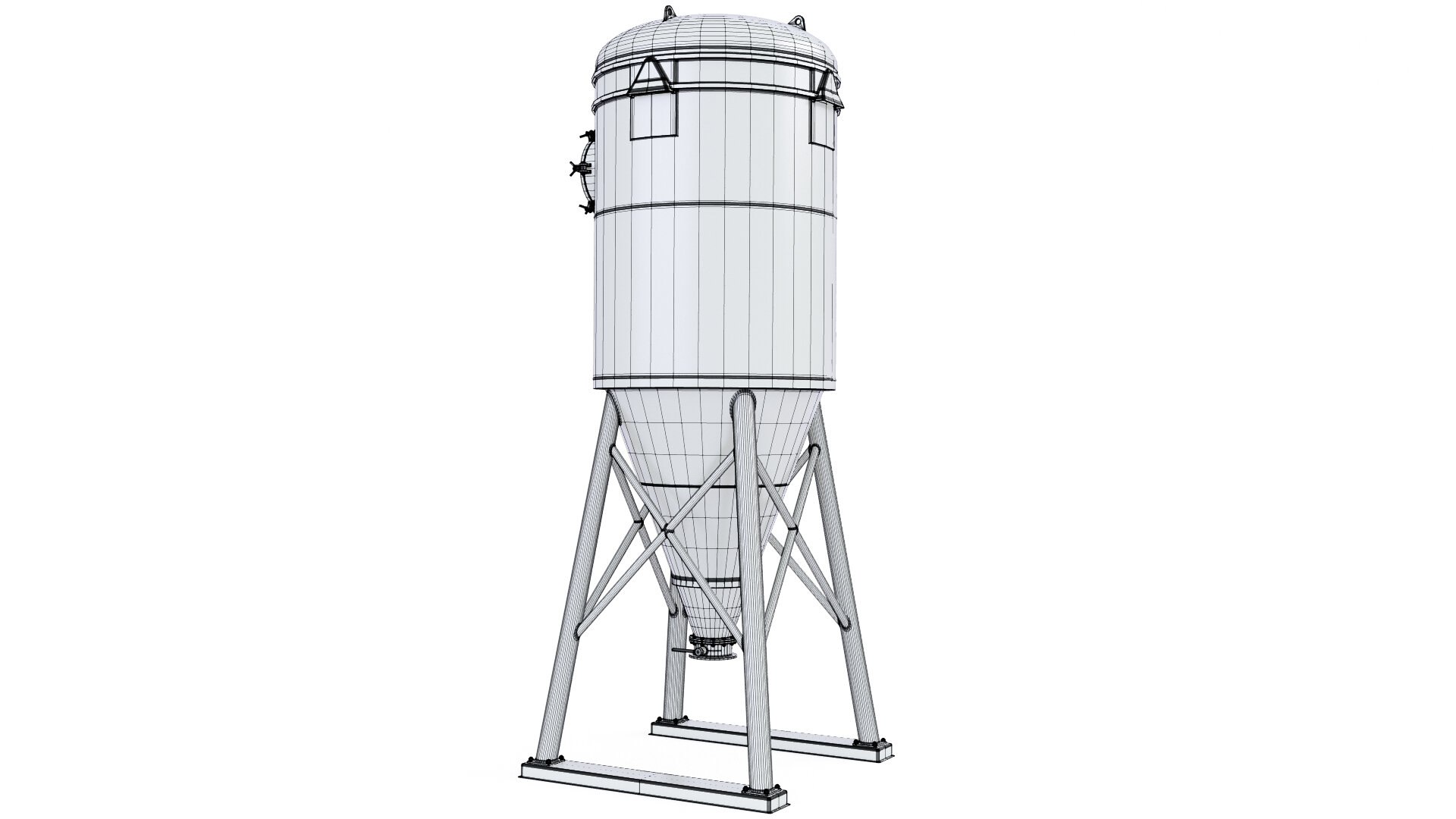 3D Forage Silo 24 - TurboSquid 1745739