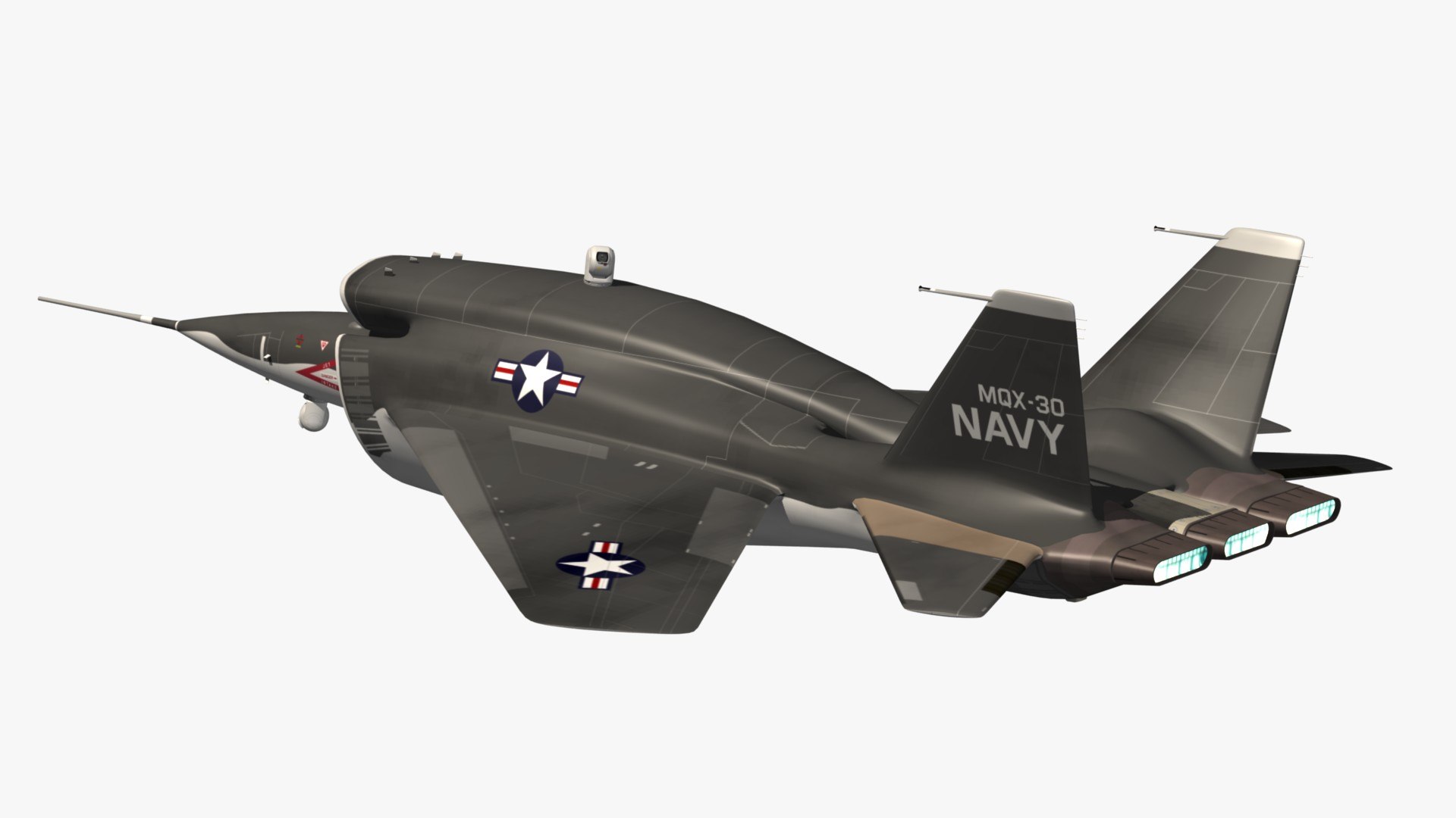 3d Drone Concept Model