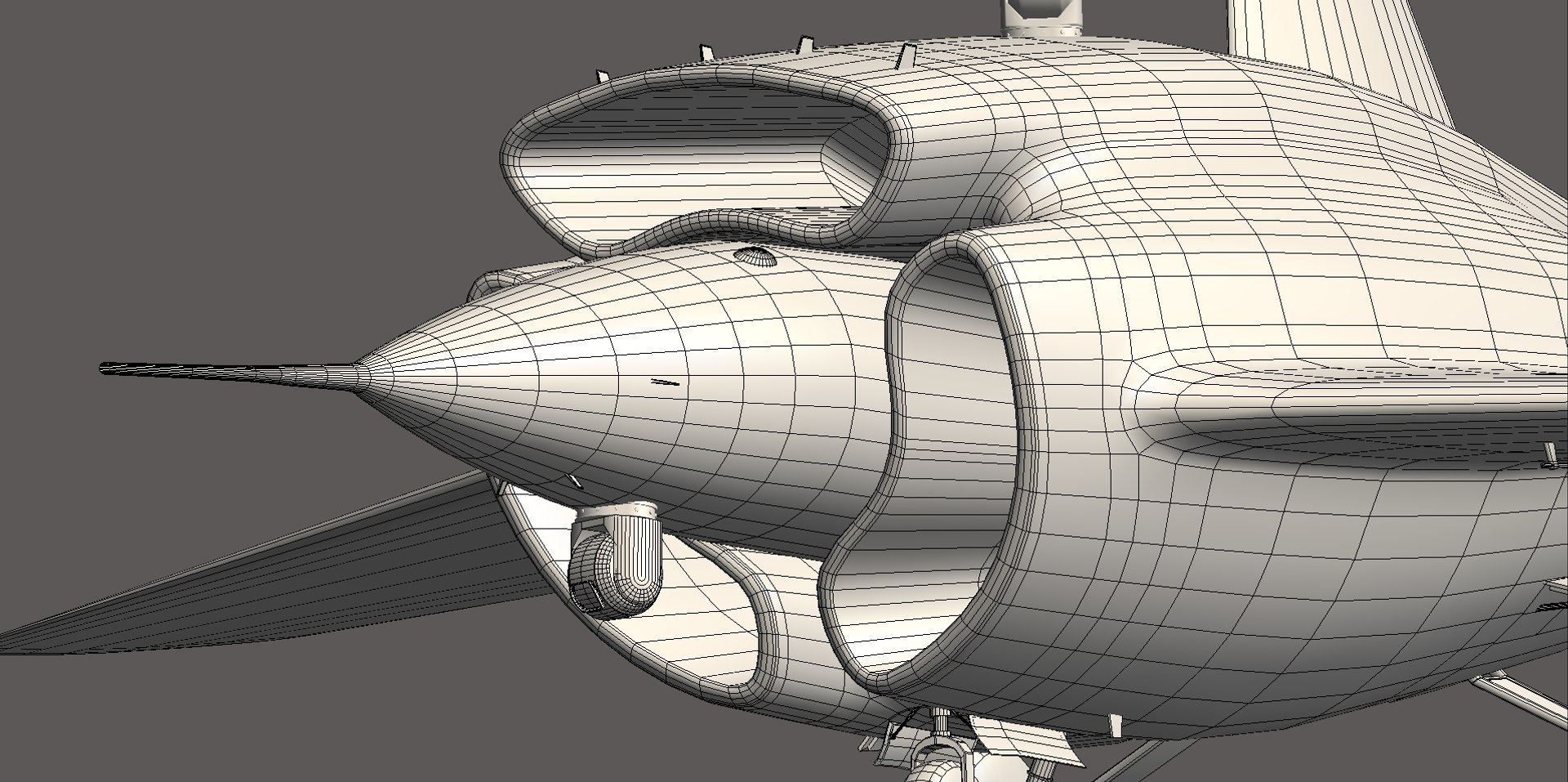 3d Drone Concept Model