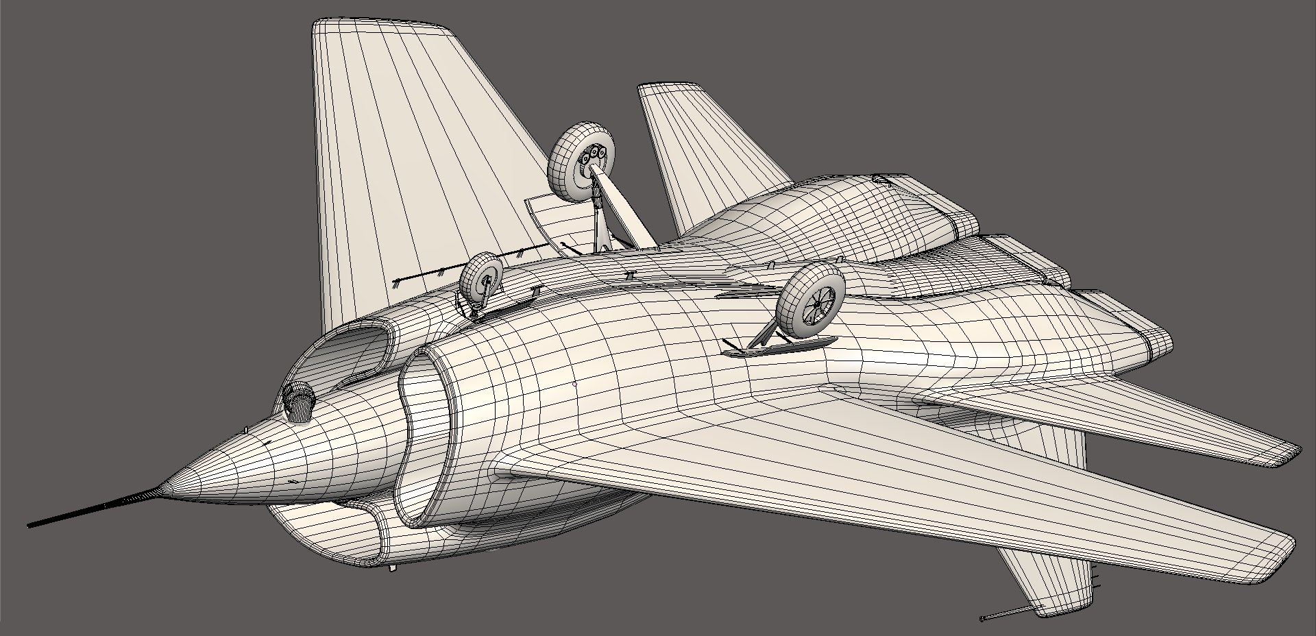 3d Drone Concept Model