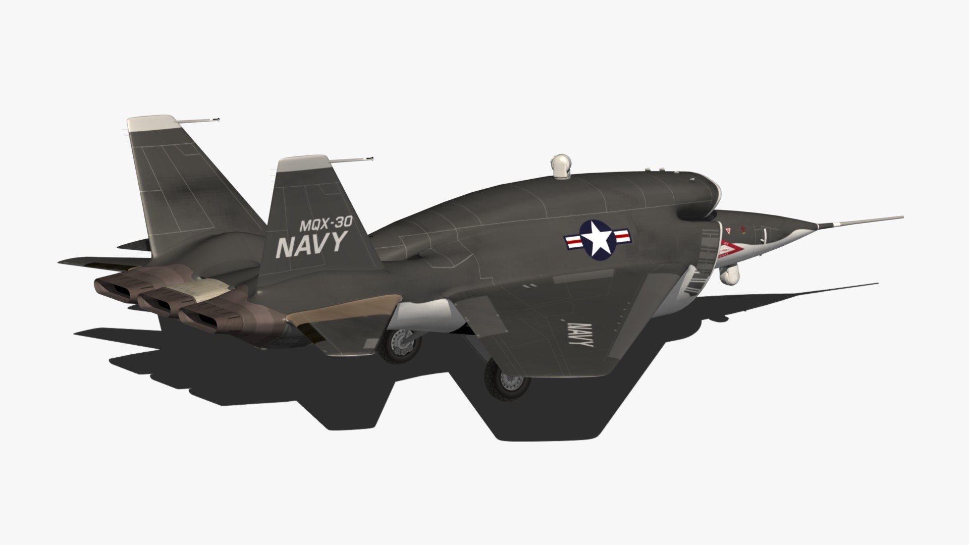 3d Drone Concept Model