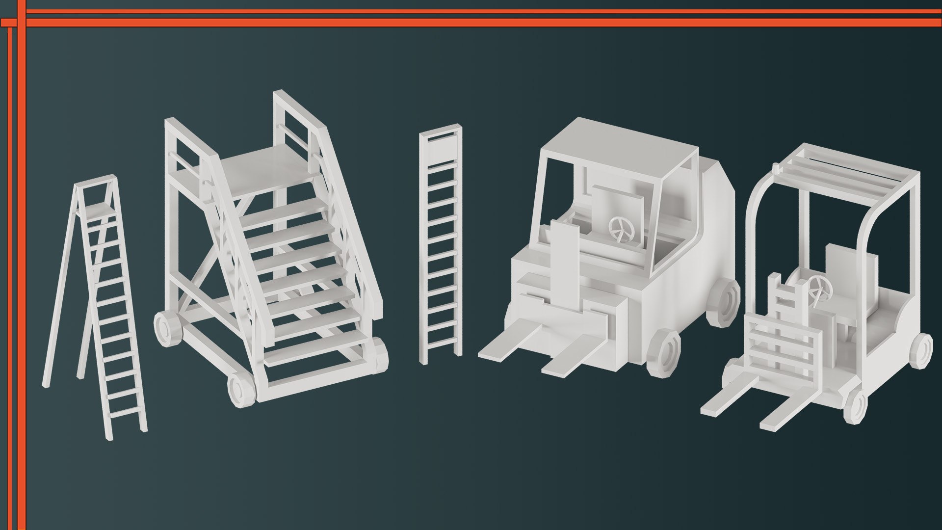 Low Poly Factory Equipment 3D Model - TurboSquid 2335223