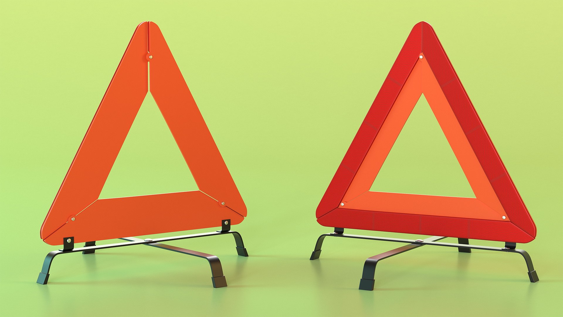 Emergency Warning Triangle 3D Model - TurboSquid 1472662
