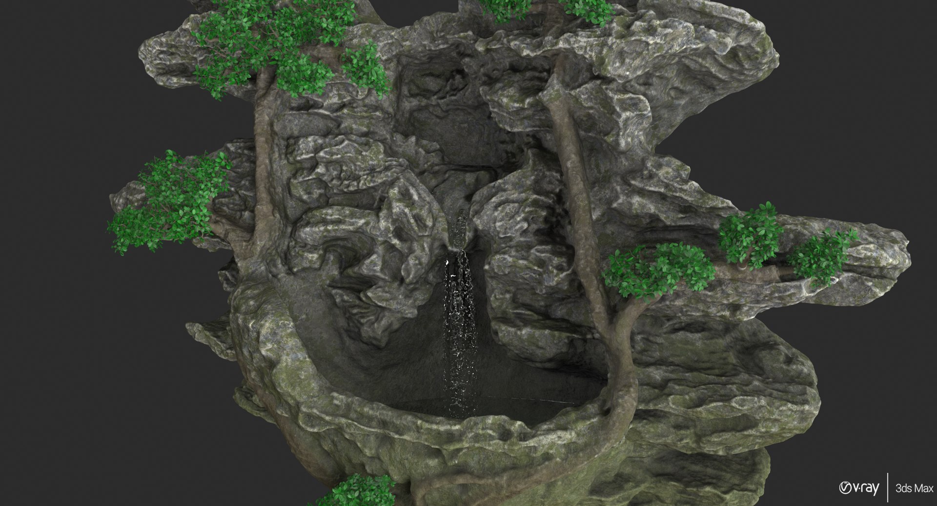 3D Model Realistic Water Fountain - TurboSquid 1230254