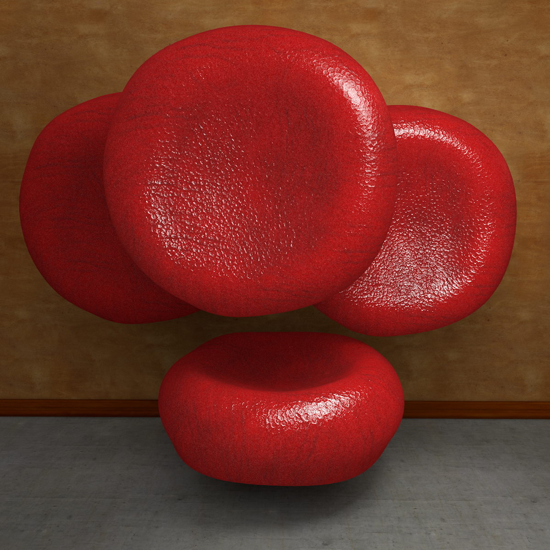Human Red Blood Cell 3d Model