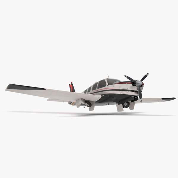 modelo 3d Avión Beechcraft Bonanza preparado para Maya - TurboSquid 2214163