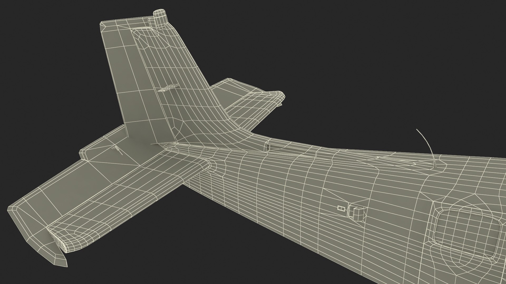Beechcraft Bonanza Plane Rigged For Maya 3D Model - TurboSquid 2214163