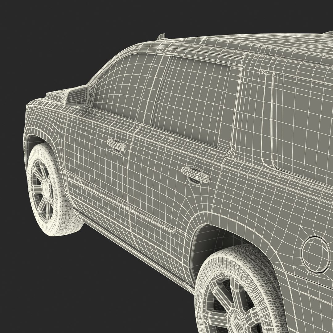 3d Model Generic Suv 2 Simple