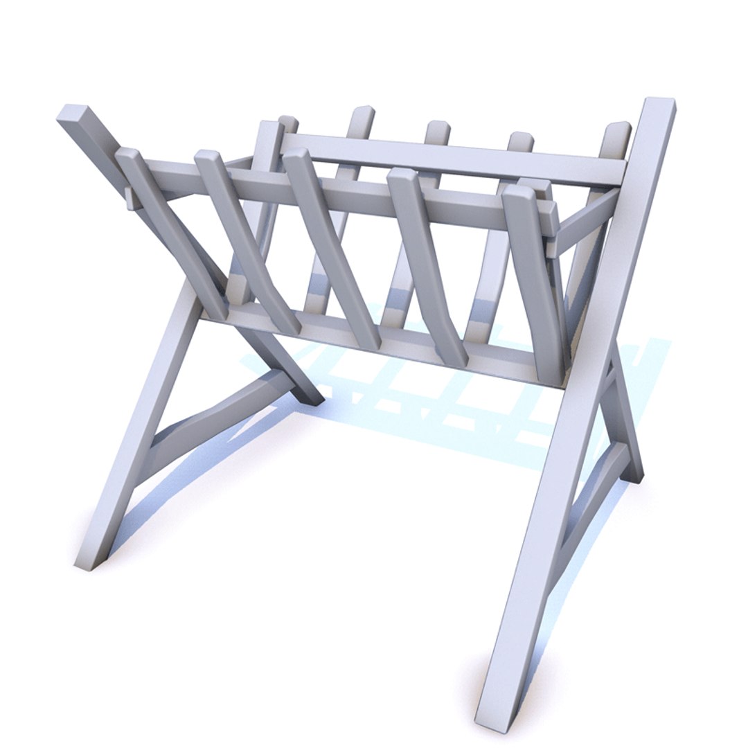 3D medieval hay feeder - TurboSquid 1262277
