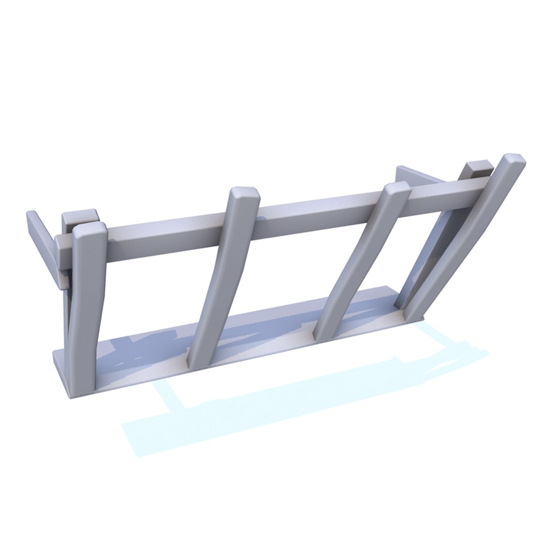 3D medieval hay feeder - TurboSquid 1262277