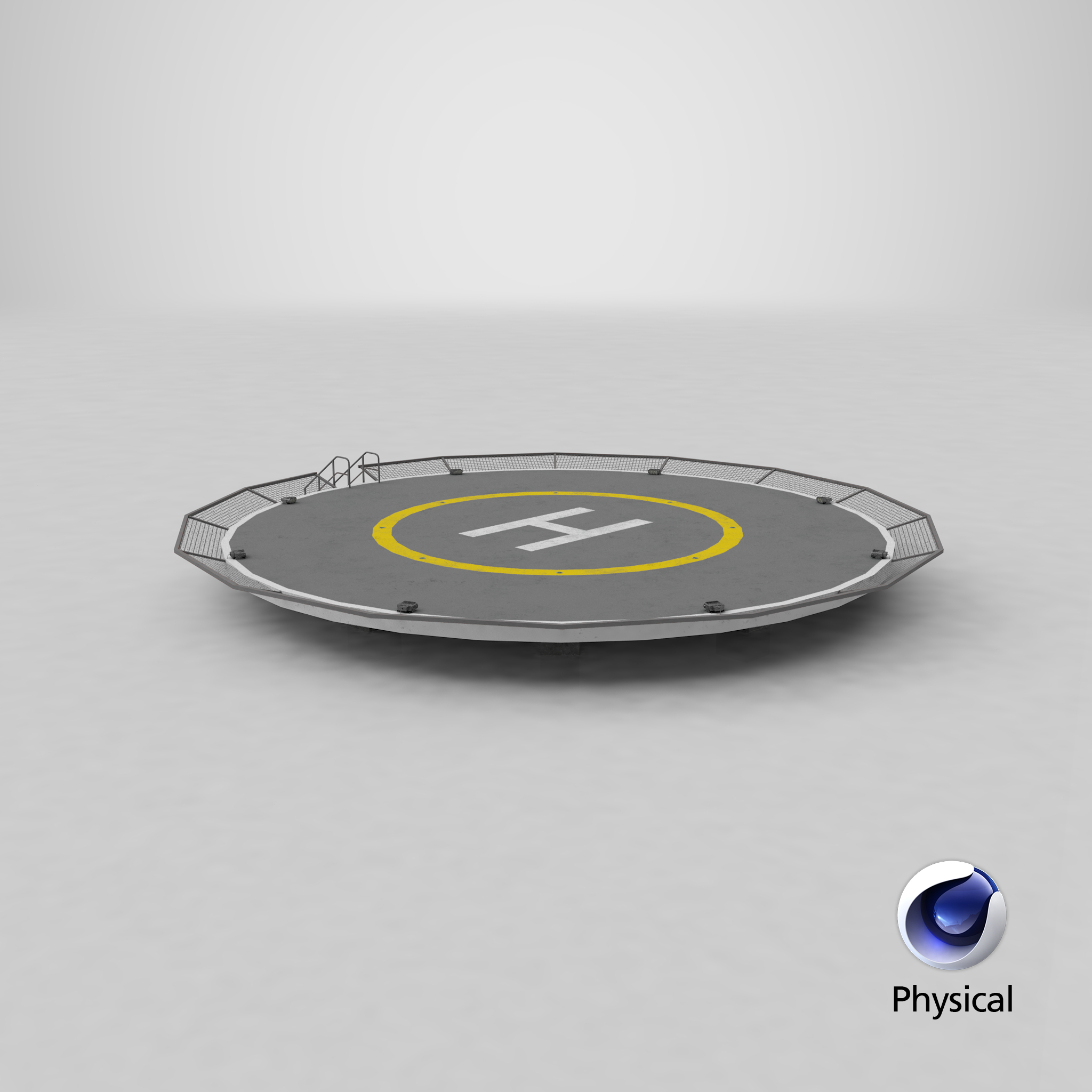 3D model helipad unity unreal - TurboSquid 1149726