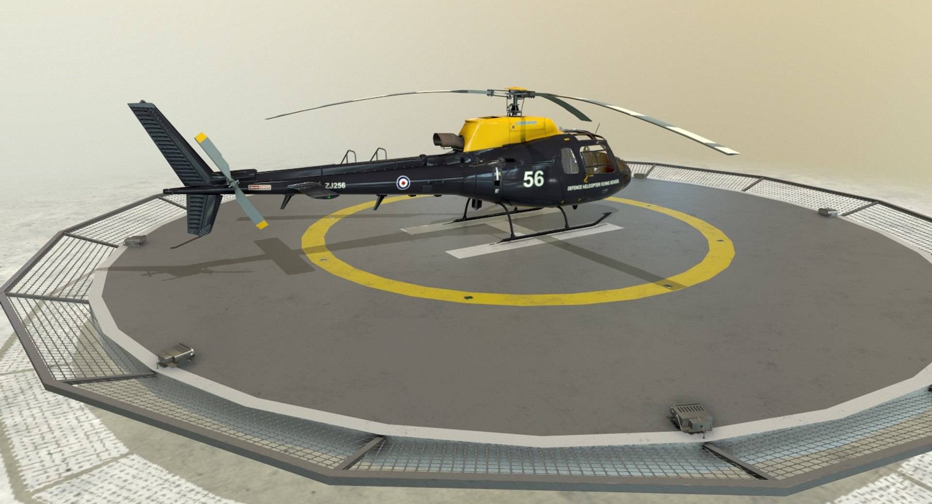 3D model helipad unity unreal - TurboSquid 1149726