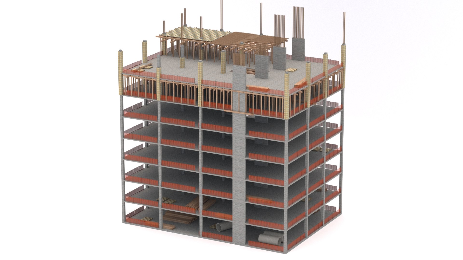 3D Construction Building Model - TurboSquid 1634797