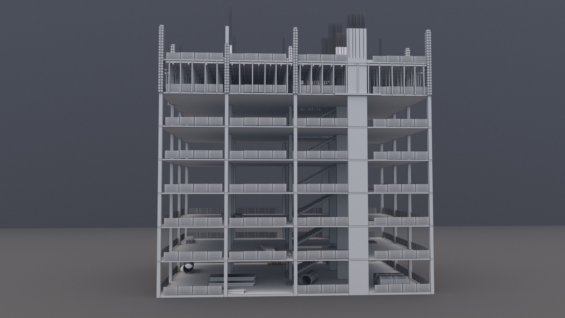 3D Construction Building Model - TurboSquid 1634797