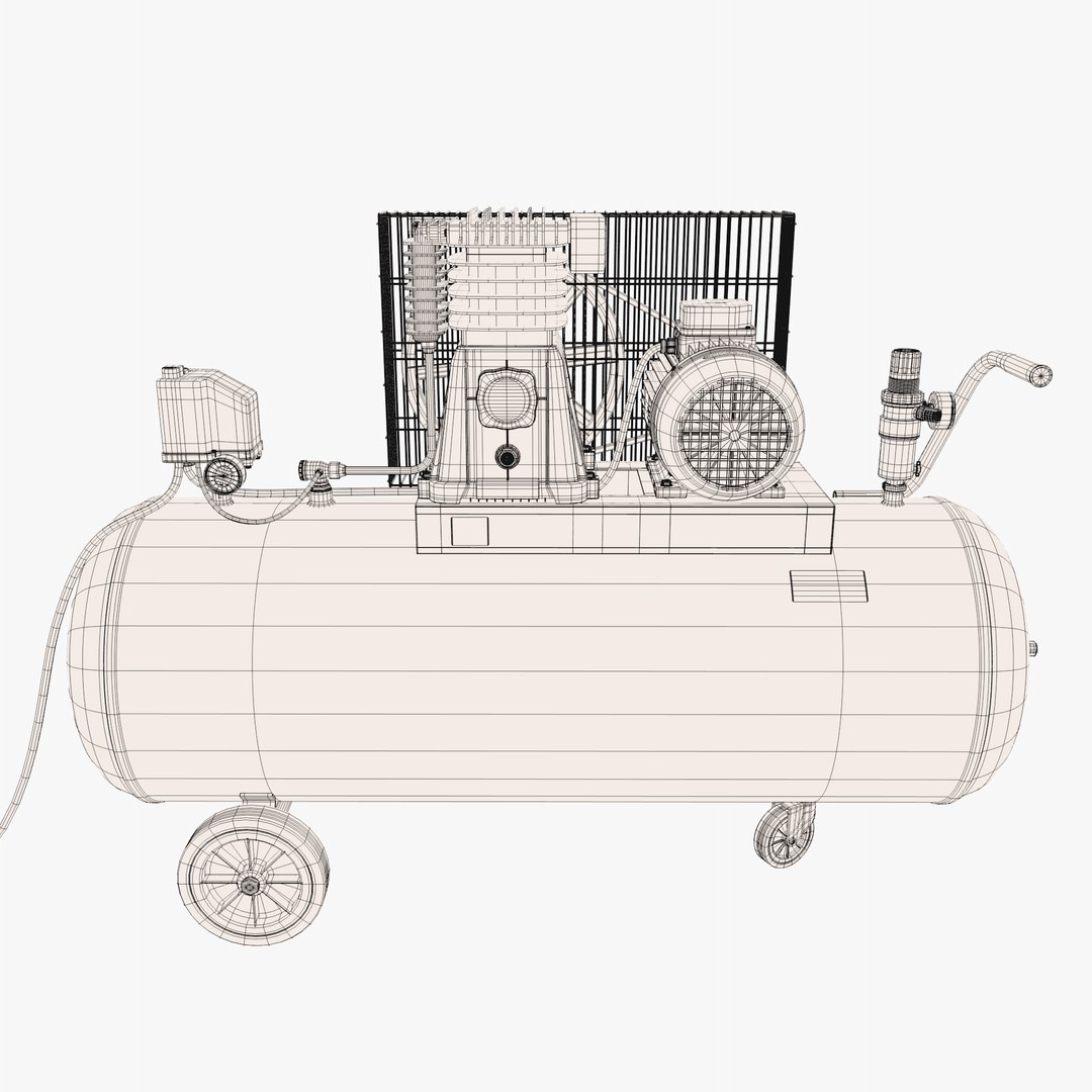 air compressor 3d model