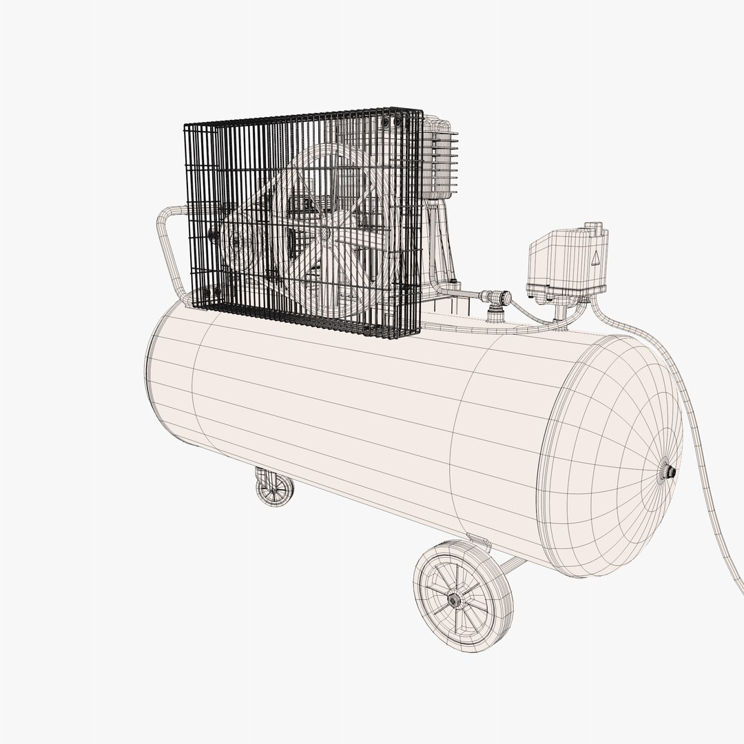 air compressor 3d model