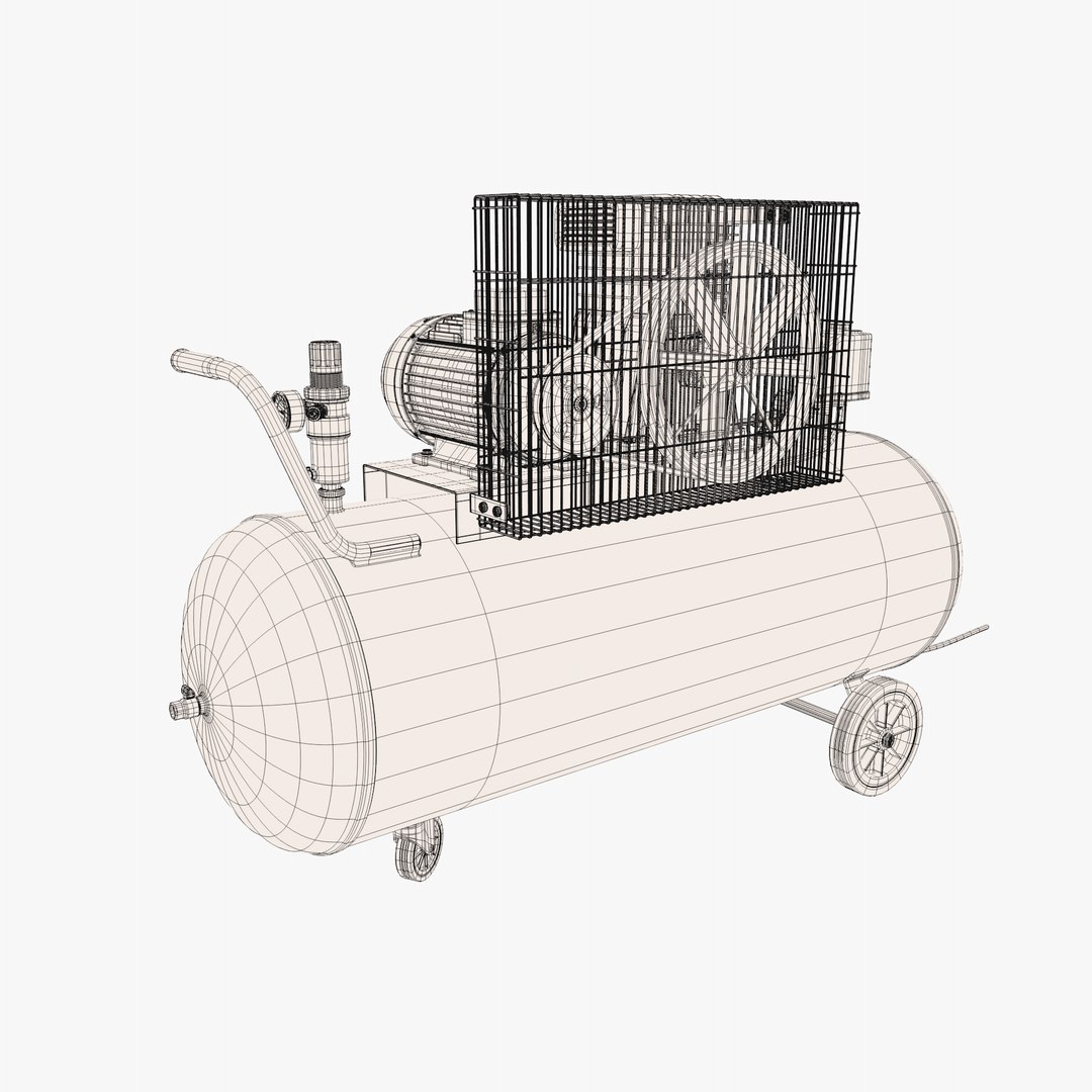 air compressor 3d model