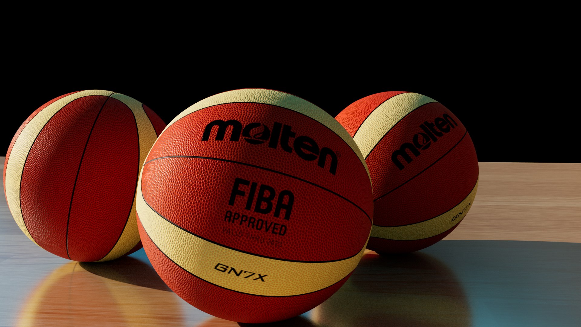 3D Molten Basketball Model - TurboSquid 1959252