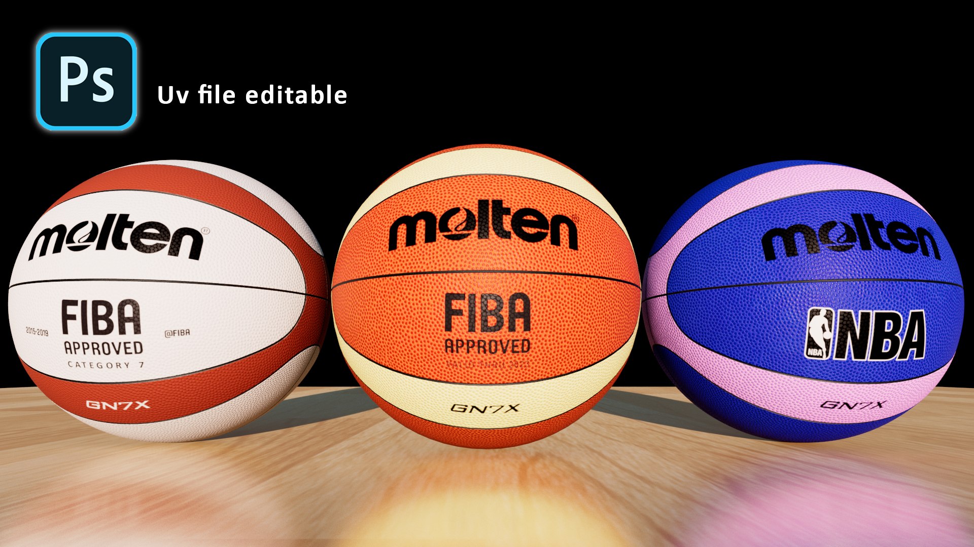 3D Molten Basketball Model - TurboSquid 1959252