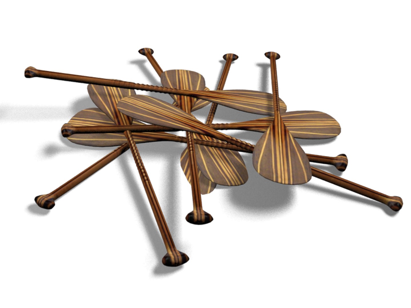 3d Boat Paddle Model