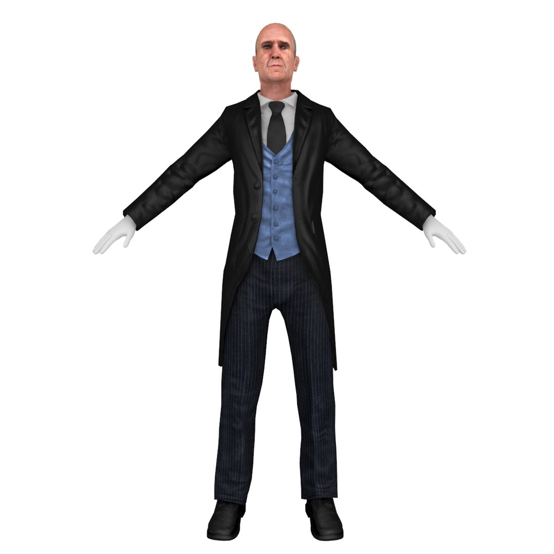 Butler rigged model - TurboSquid 1289584