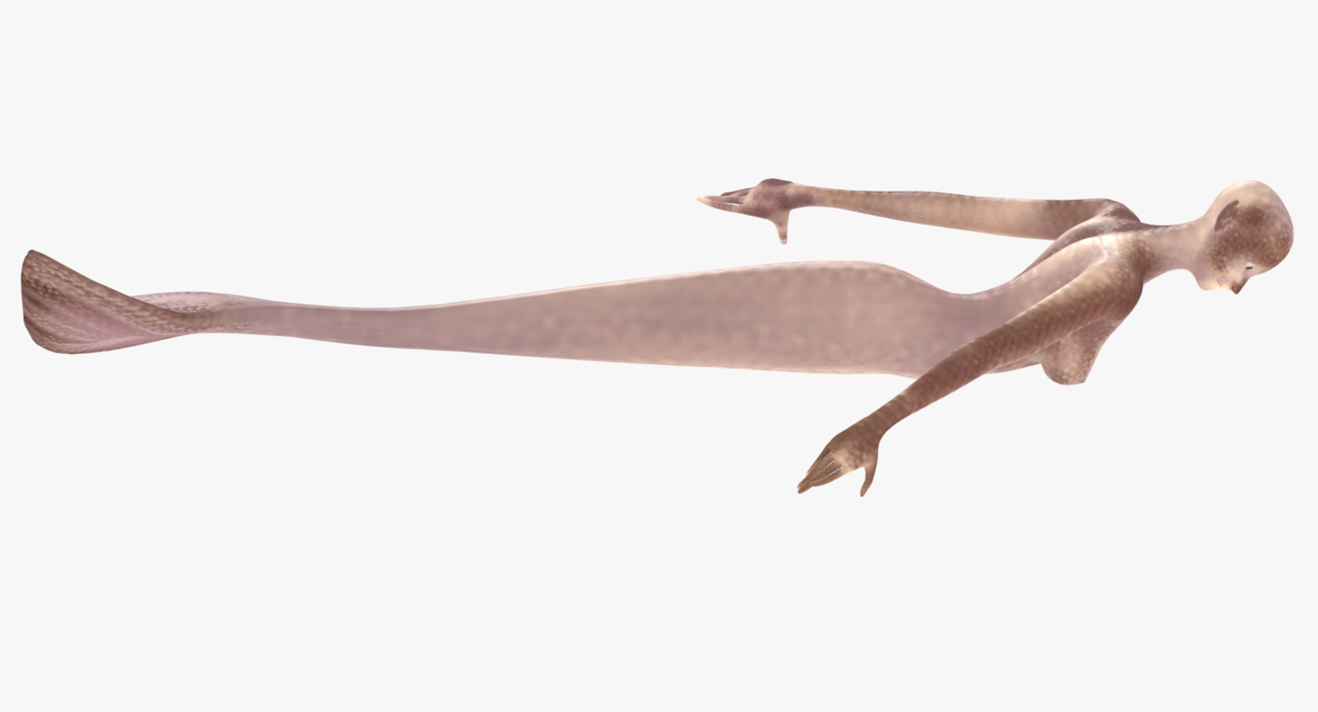 3D Model Mermaid Creature - TurboSquid 1285347