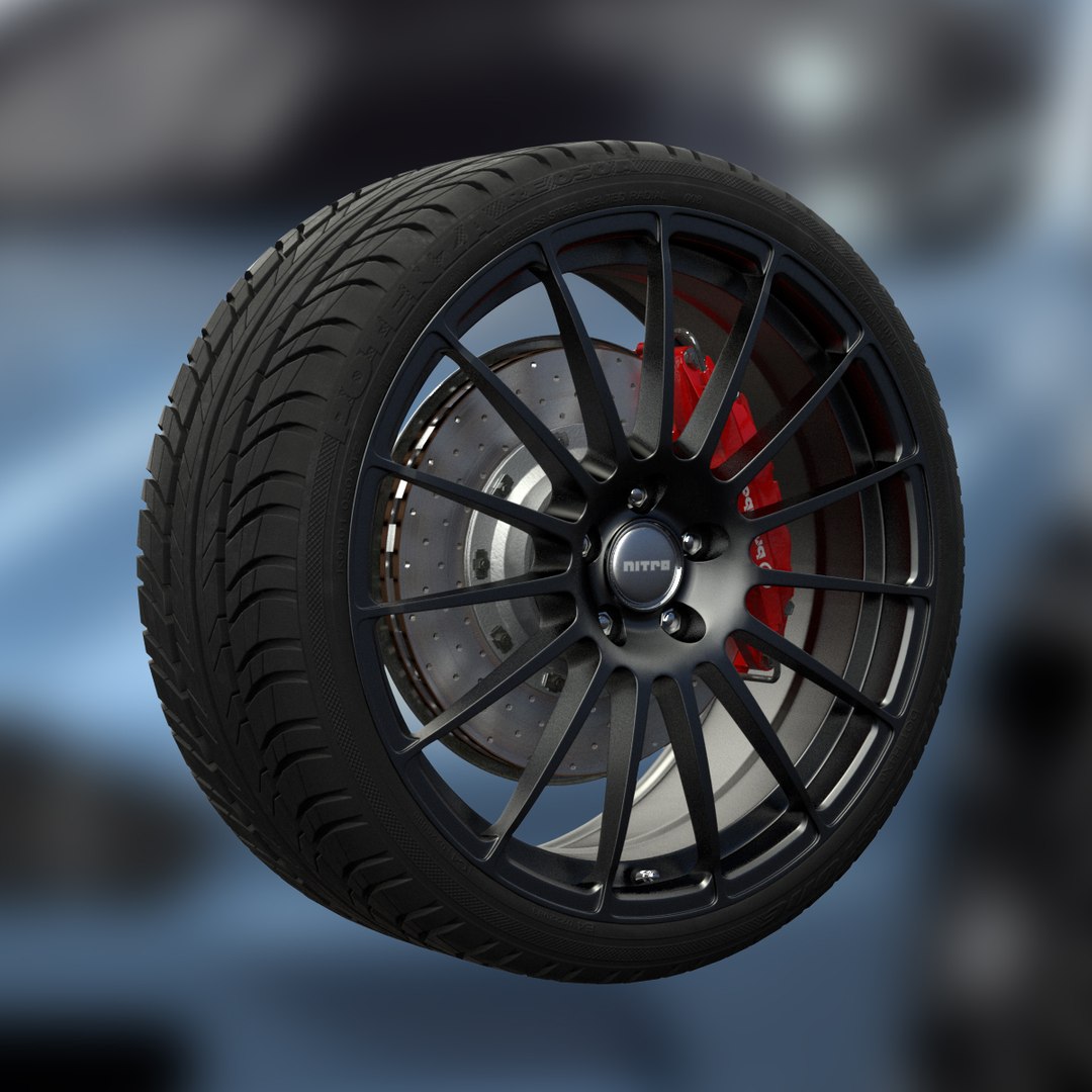 Nitro Extreme Wheel 3d Obj