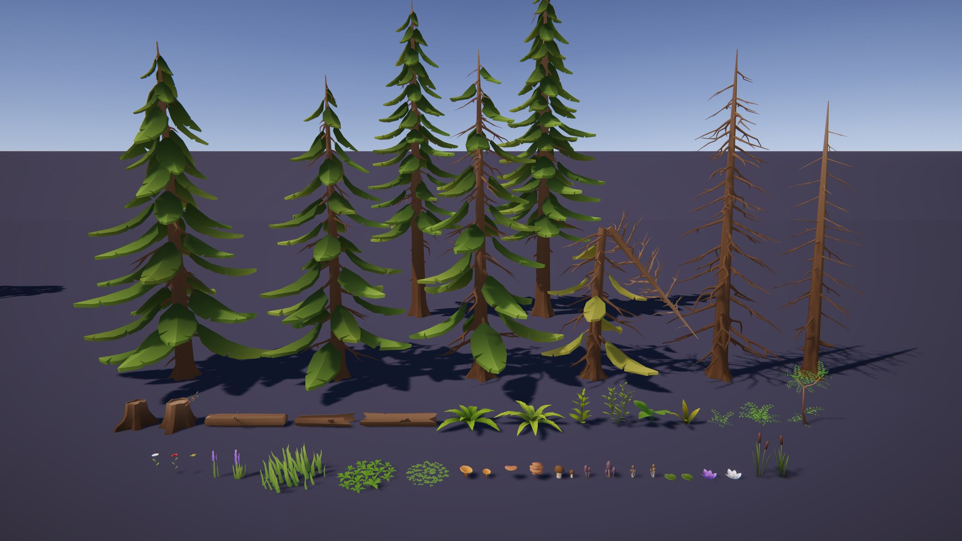 3D Model Nature Environment - Fantasy Forest - TurboSquid 1892179